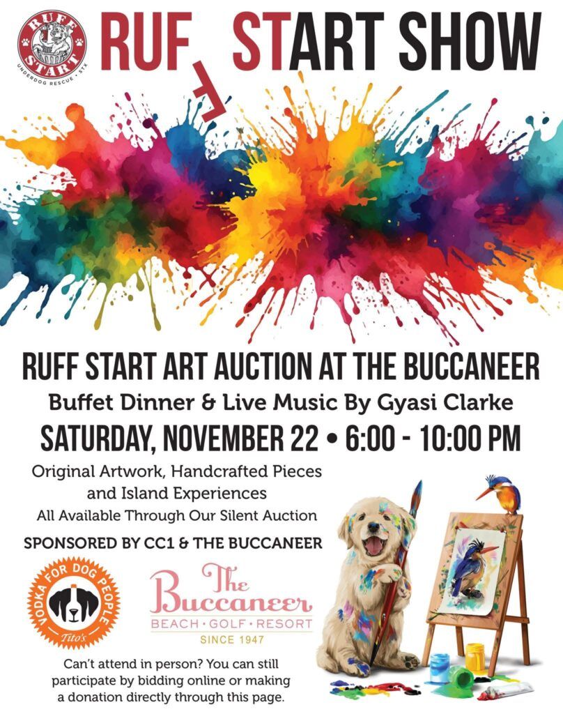 Ruff Start Auction Fundraiser | St Croix Calendar Weekly Events Music US Virgin Islands